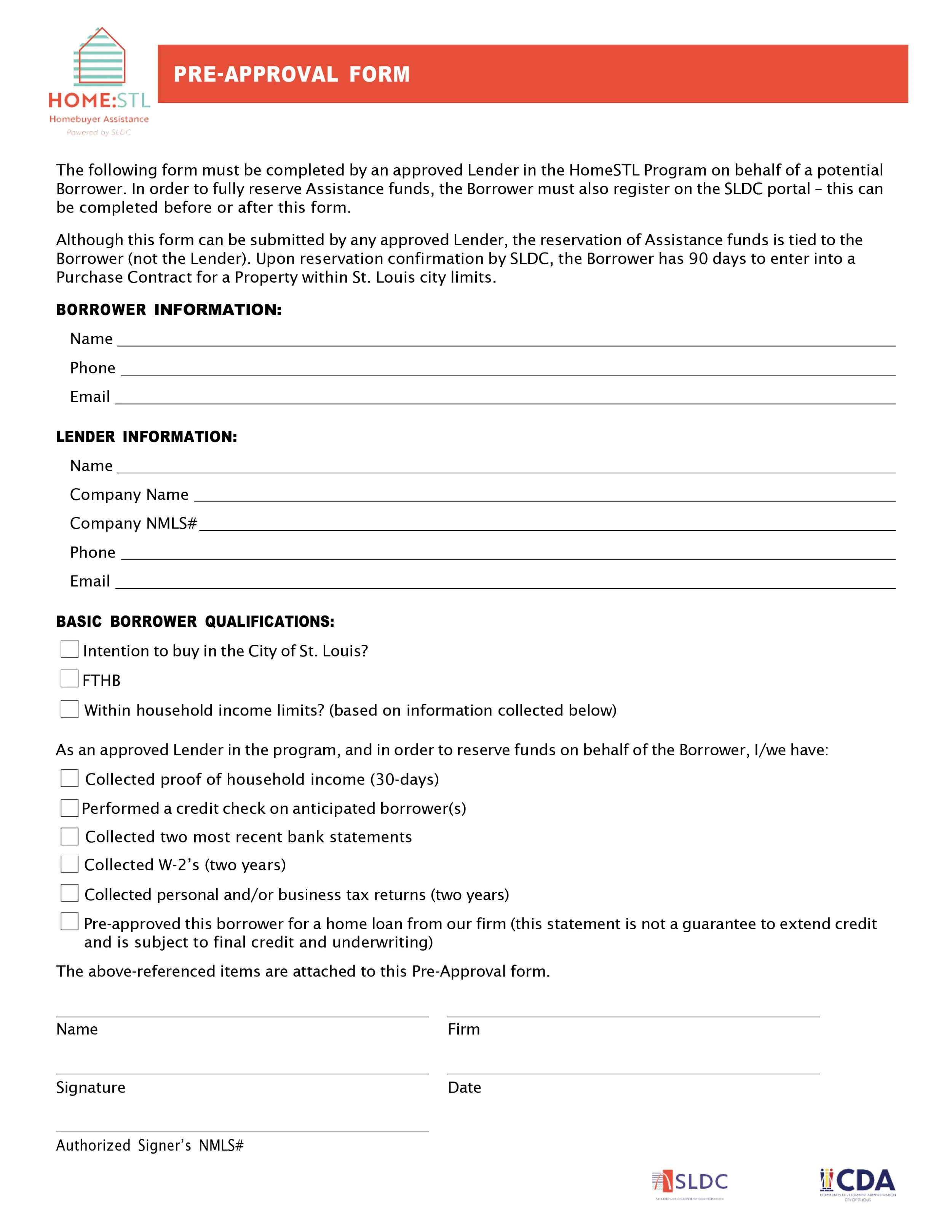 HomeSTL Lenders — SLDC, St. Louis Development Corporation, Header Logo