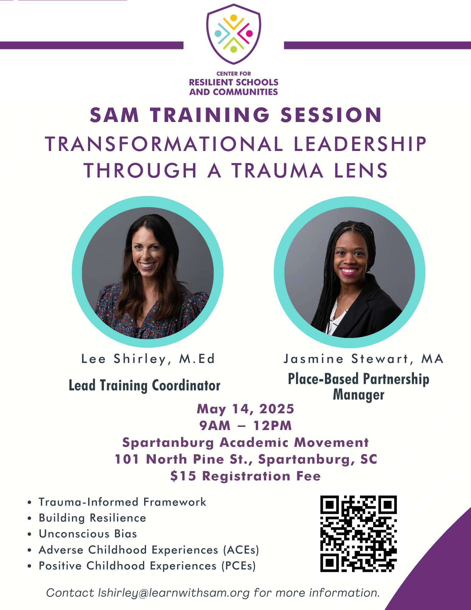 Trainings | Enhance with SAM — Spartanburg Academic Movement