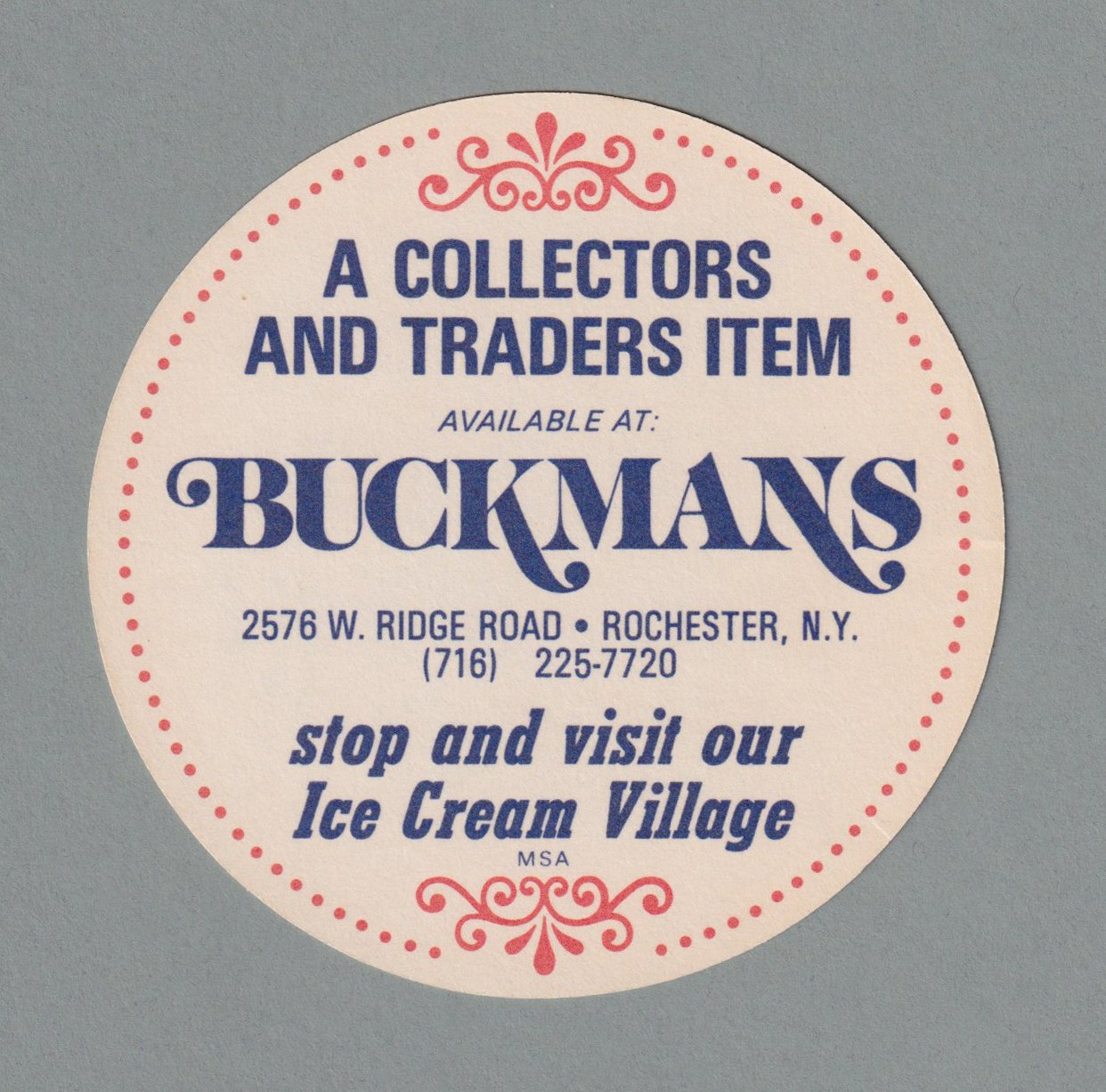 1976 Buckman's Ice Cream Discs — Basketball Card Museum