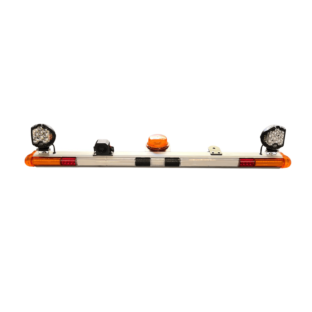 Mine Light Bar with Dual SSL310ACB LED Beacons & Brake Lights – 1264mm ...