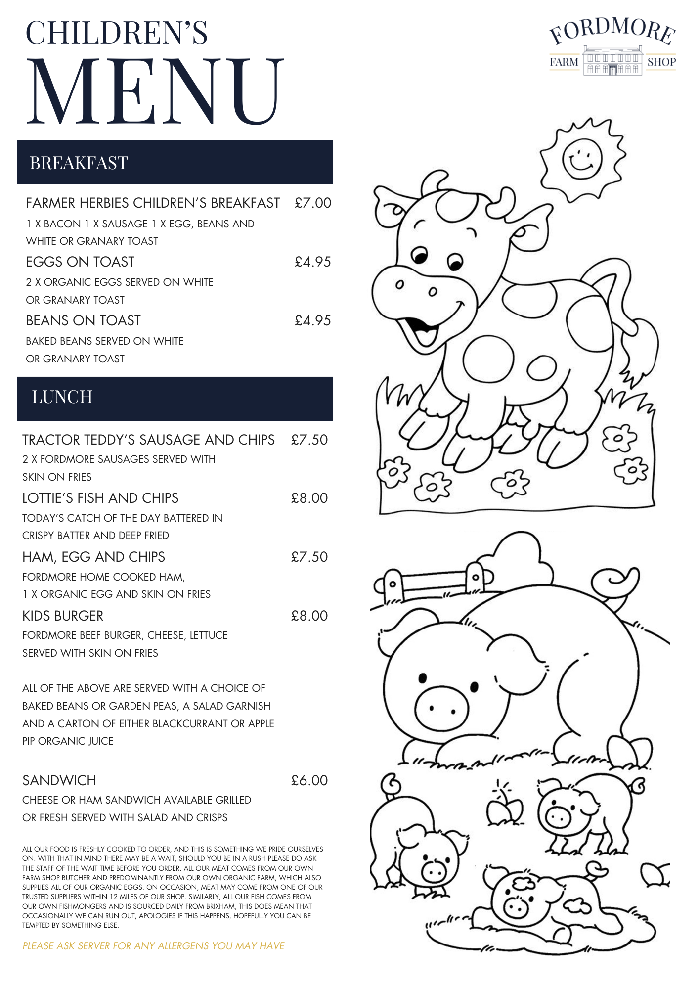 Café — Fordmore Farm Shop