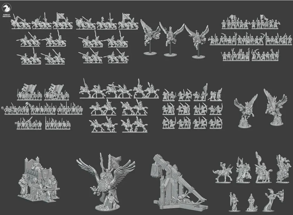10mm High Elf 2k Army Bundle — Adrah Labs