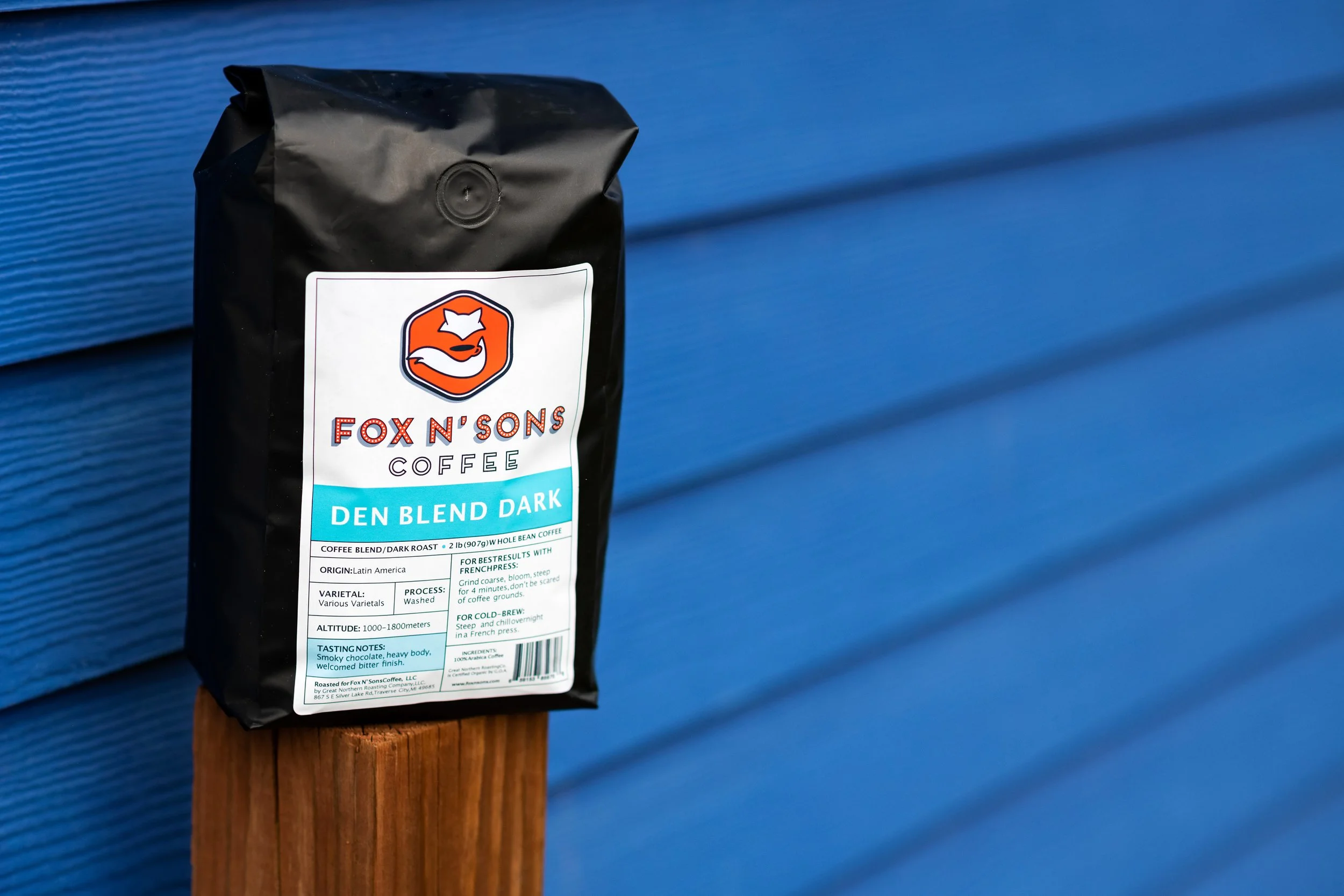 2LB bag Dark Roast — Fox N' Sons Coffee, LLC