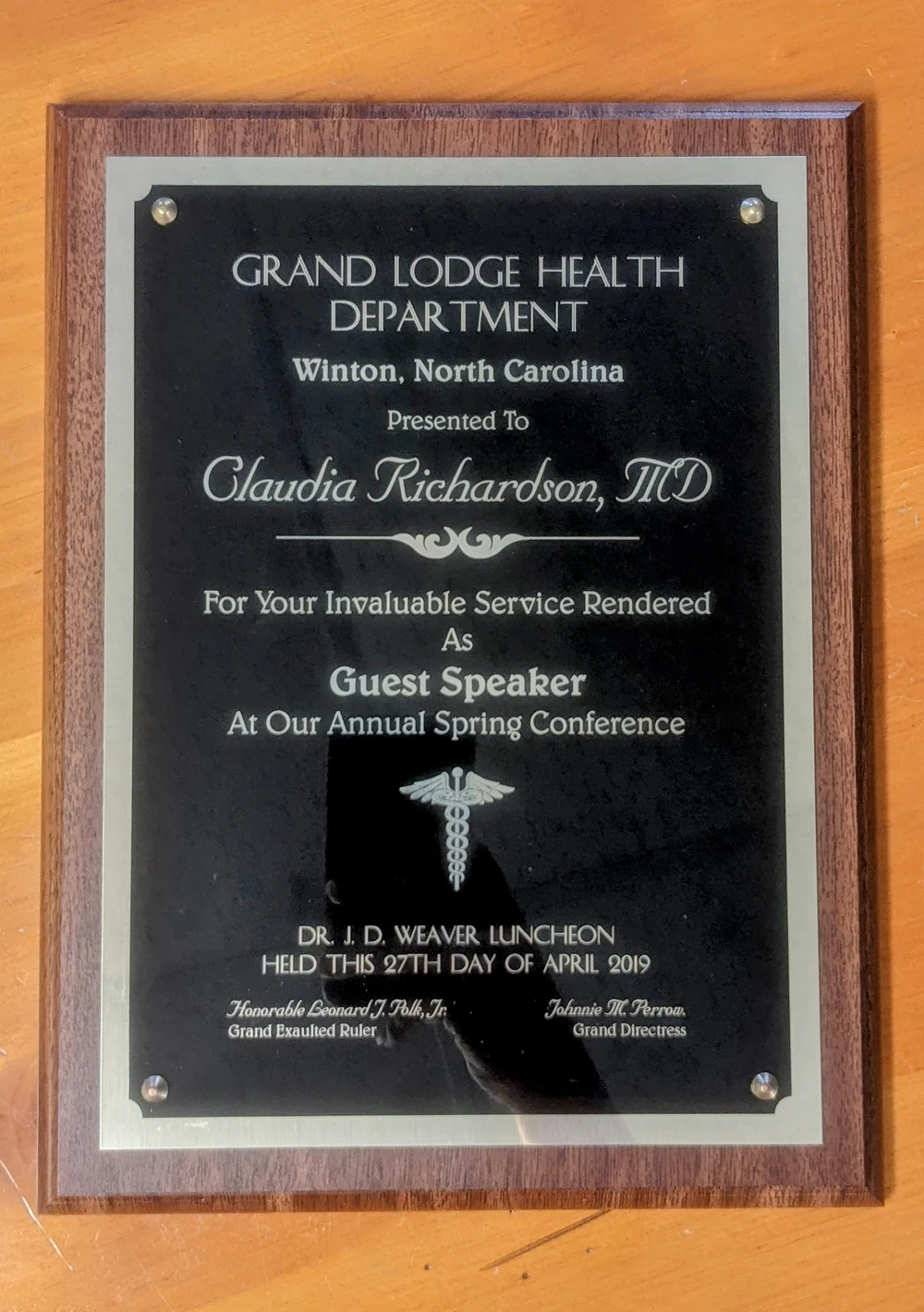 Plaques — Pine Belt Trophy