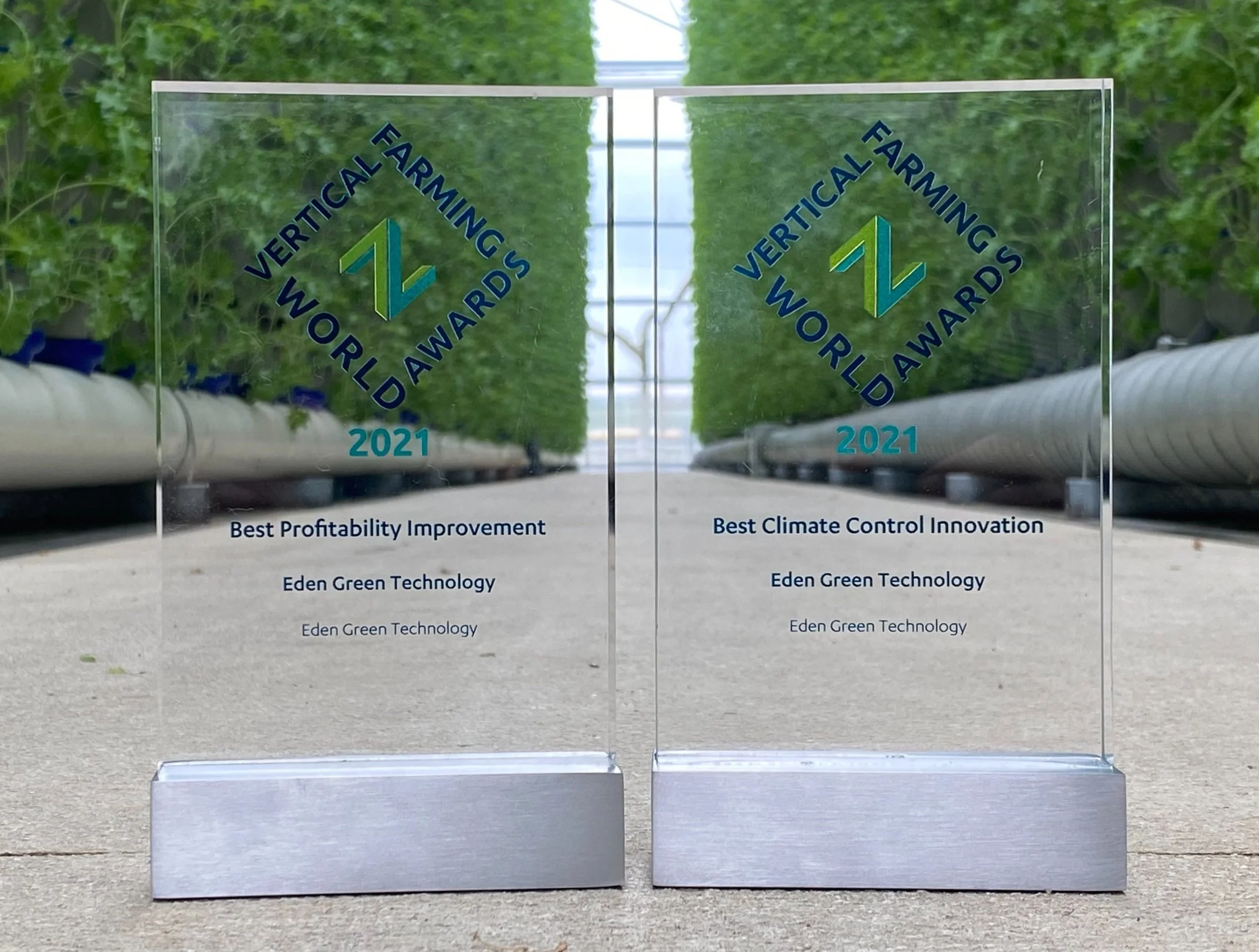 2021 Vertical Farming World Awards | Eden Green Technology | Eden Green