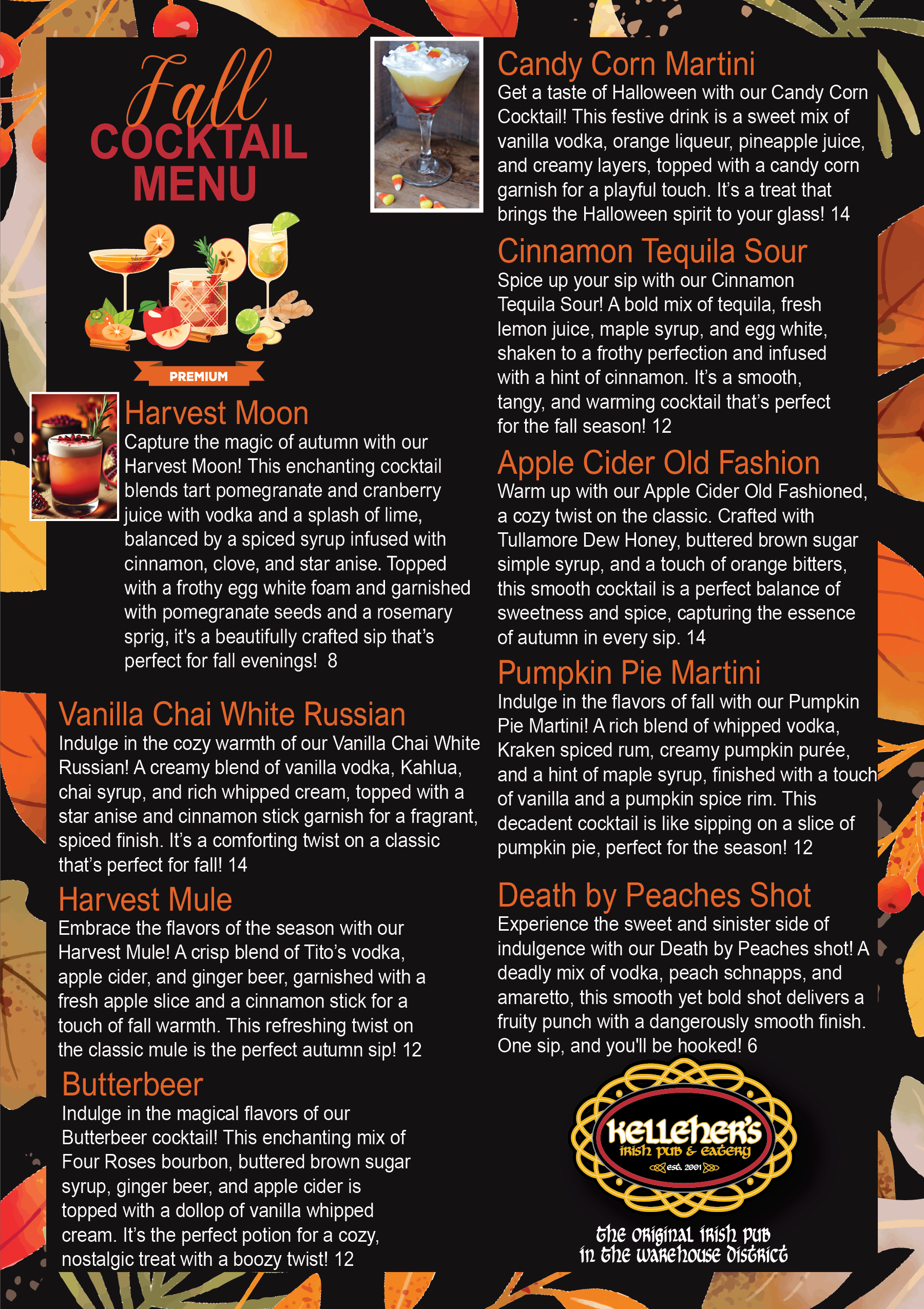 Drinks — Kelleher's