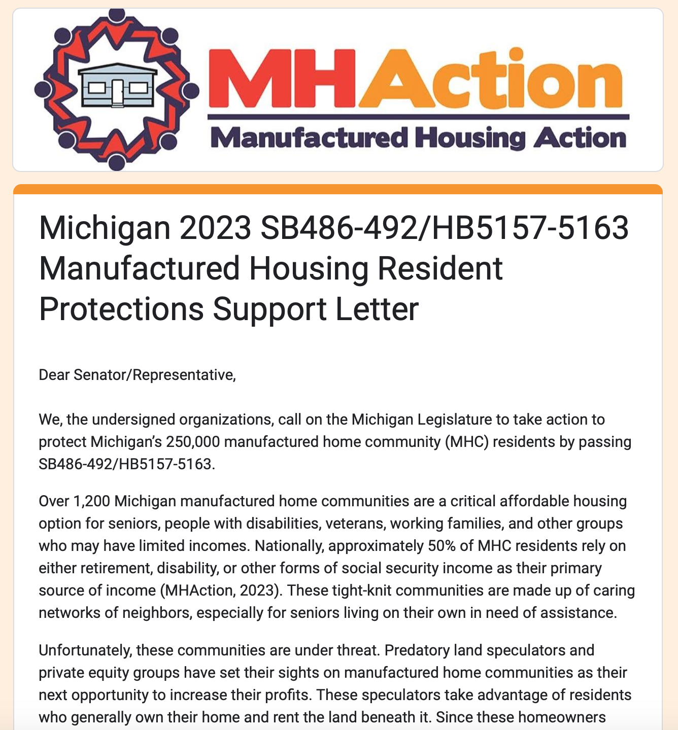 Take Action — MHAction