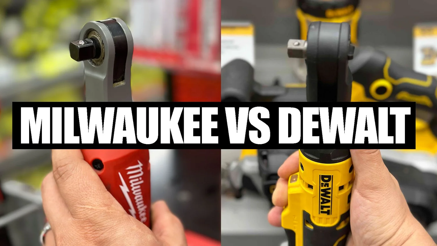 DEWALT VS MILWAUKEE — IT'S ALL ABOUT THE BUILD