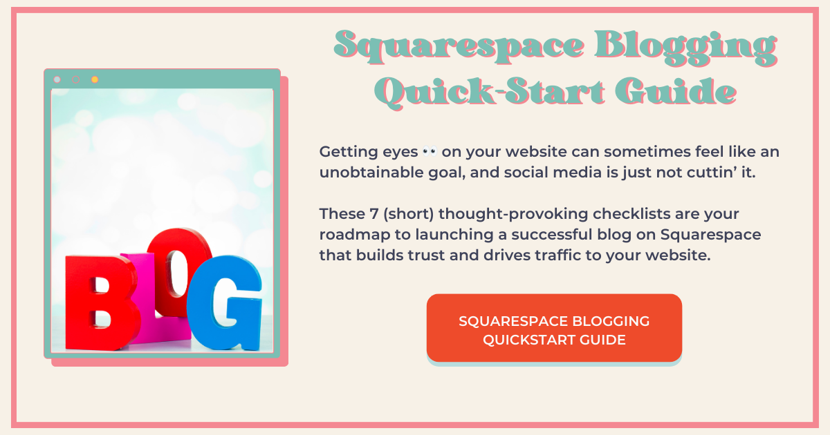Create A Mobile View Only Section In Squarespace