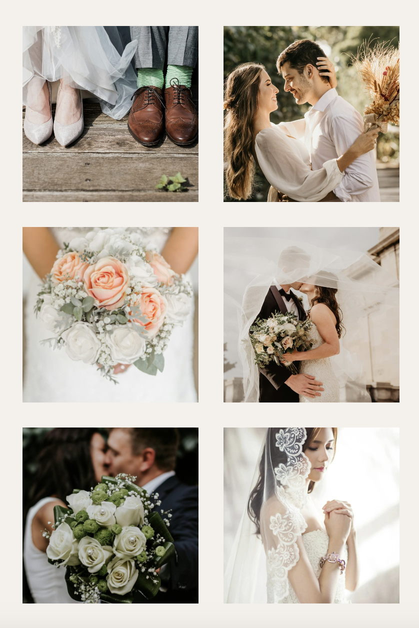 Display Gallery Grid Block 3 Across on Mobile in Squarespace