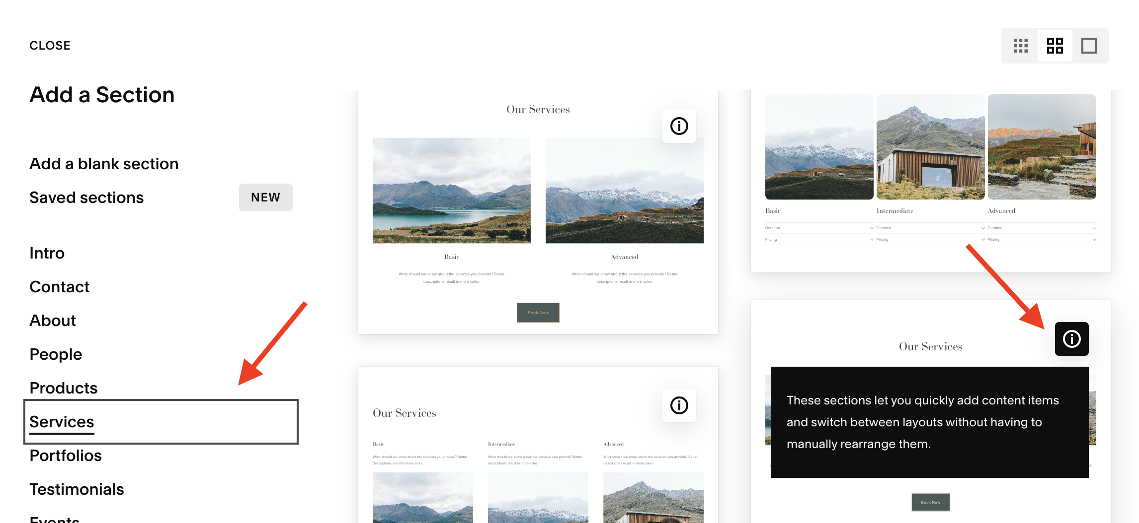 Add a Border to Simple List Section Images in Squarespace