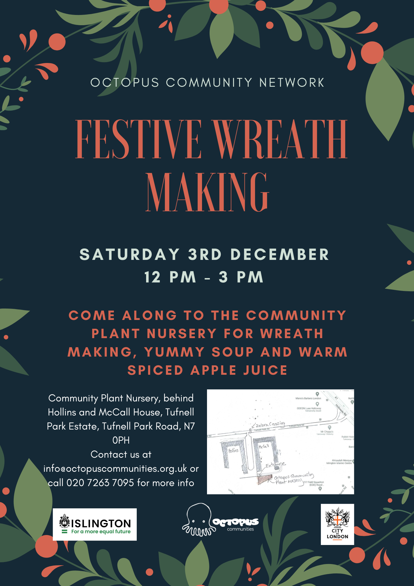 Festive Wreath Making! — Octopus Community Network