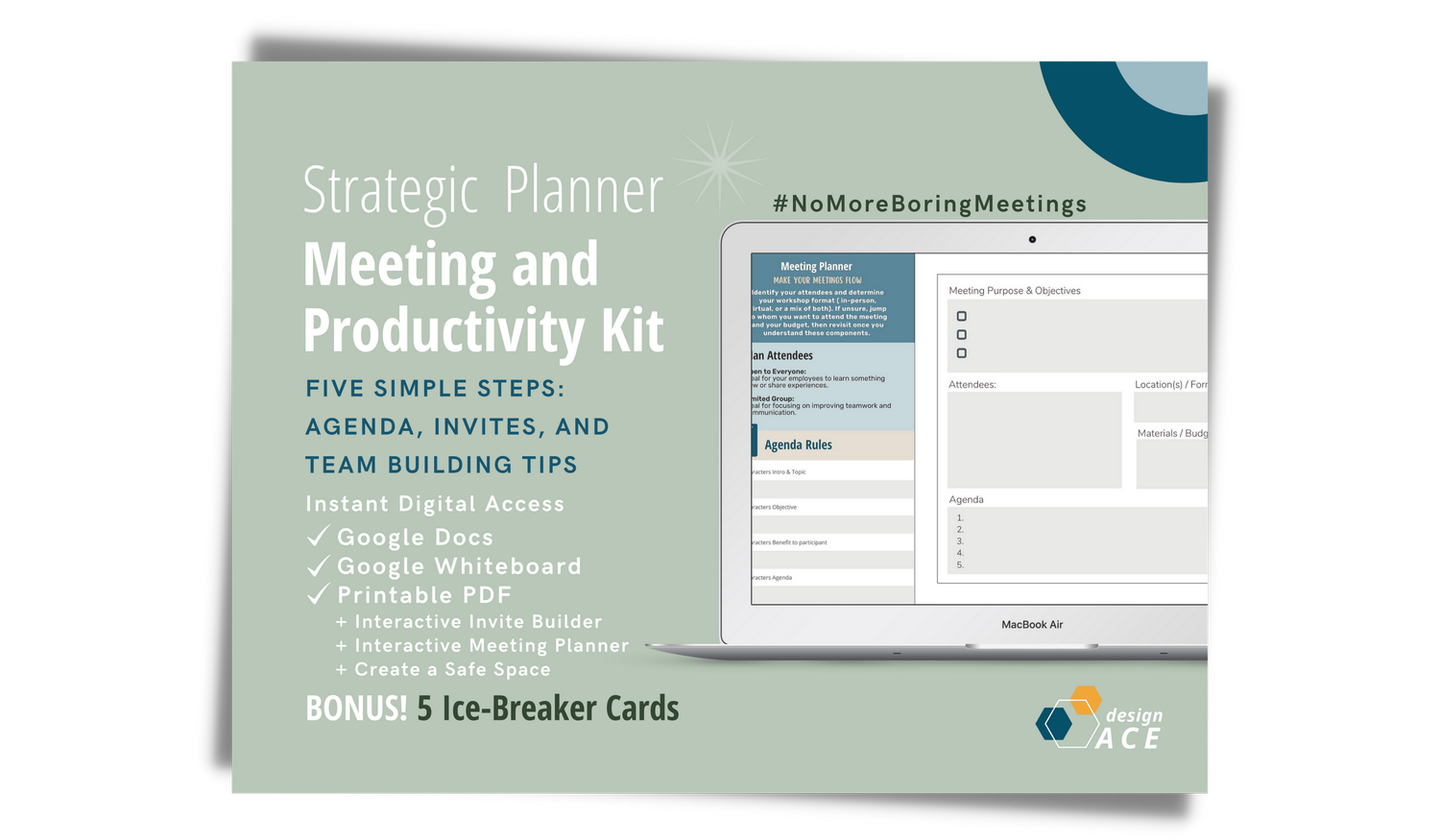 The #1 goal: Enable open and safe discussions. | designACE
