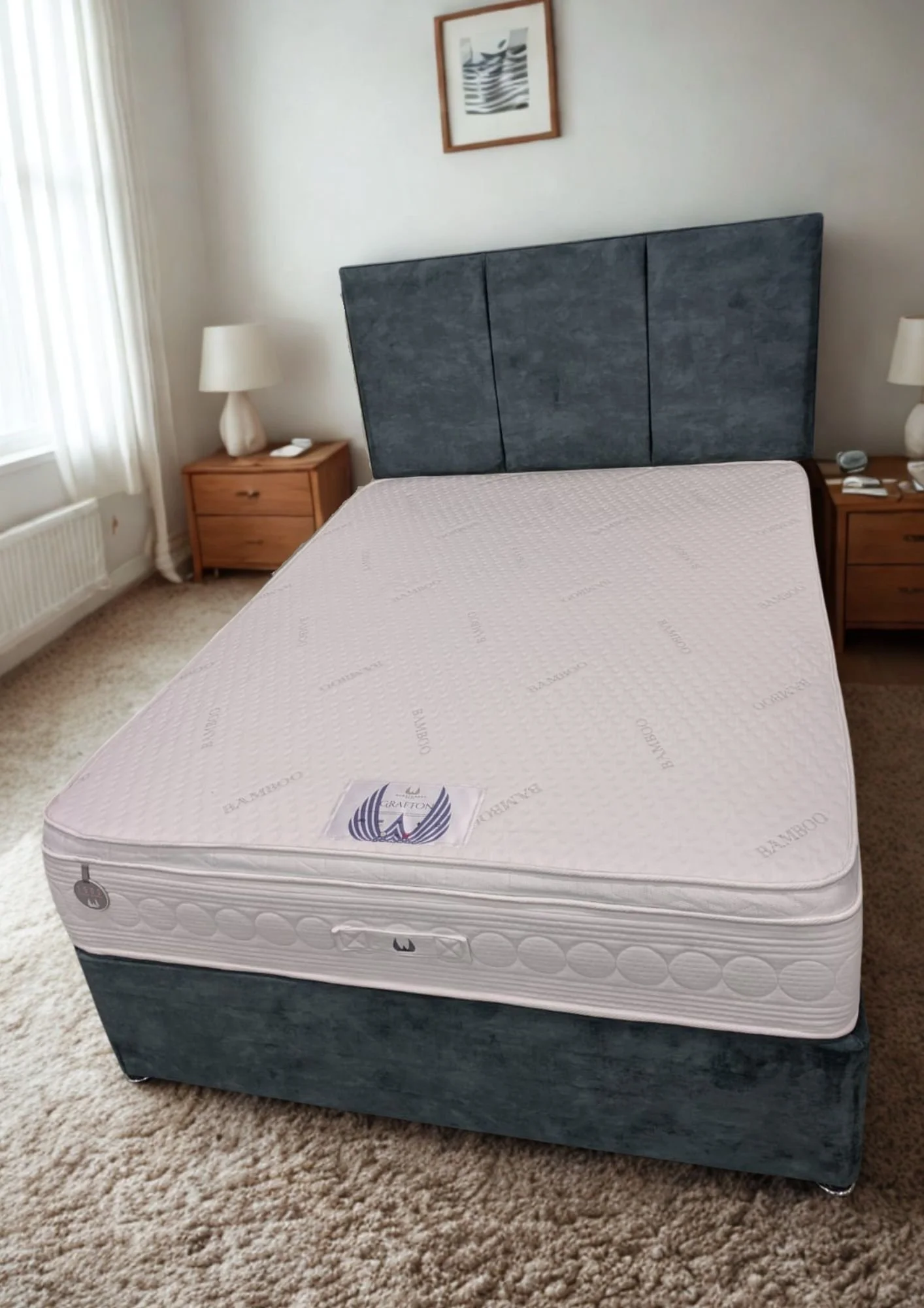 Grafton 1500 Mattress – Medium Firm Pocket Spring & Cool Blue Memory ...