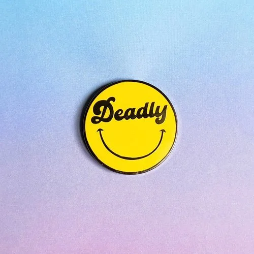 Deadly Enamel pins shipped from Dublin.