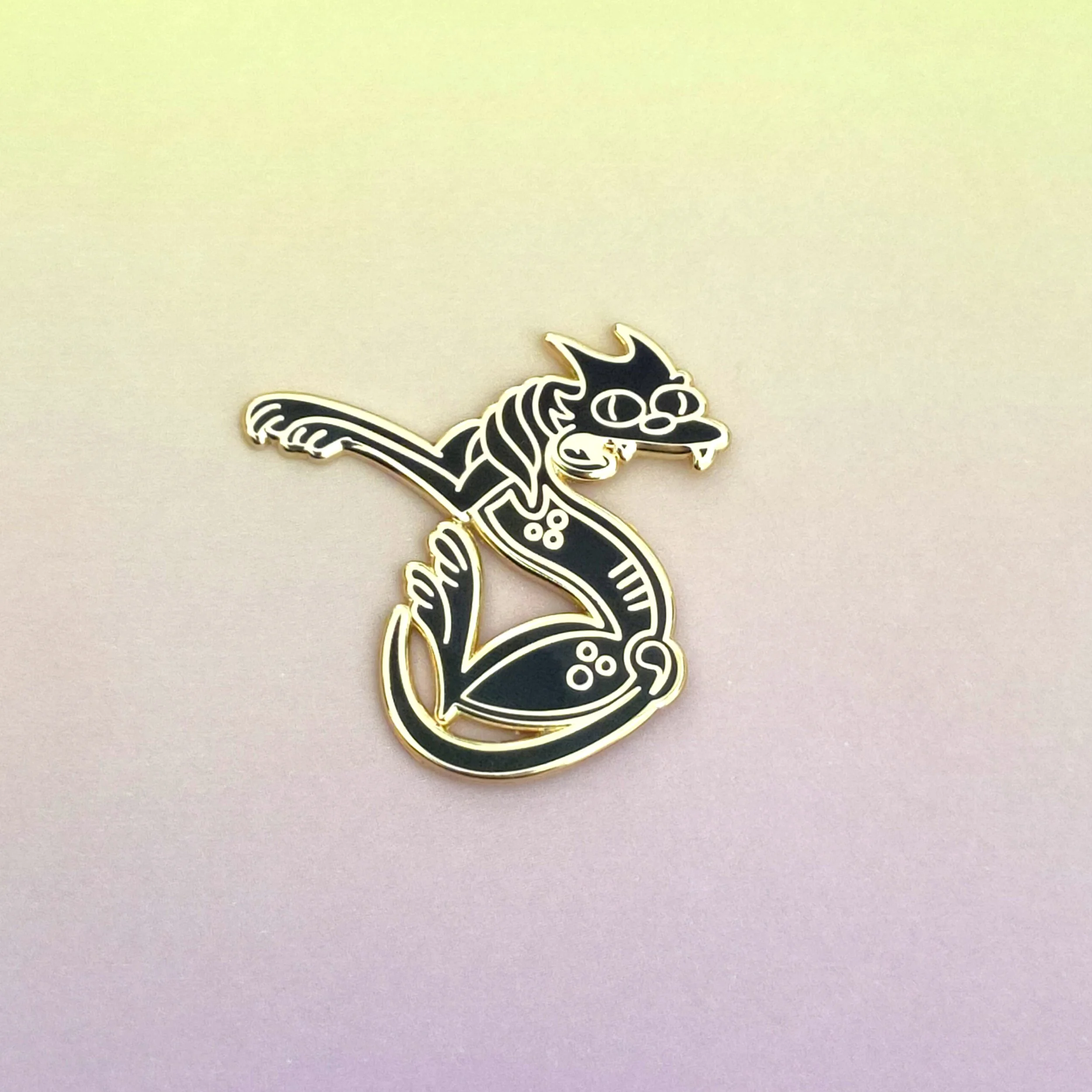 Deadly Enamel pins shipped from Dublin.