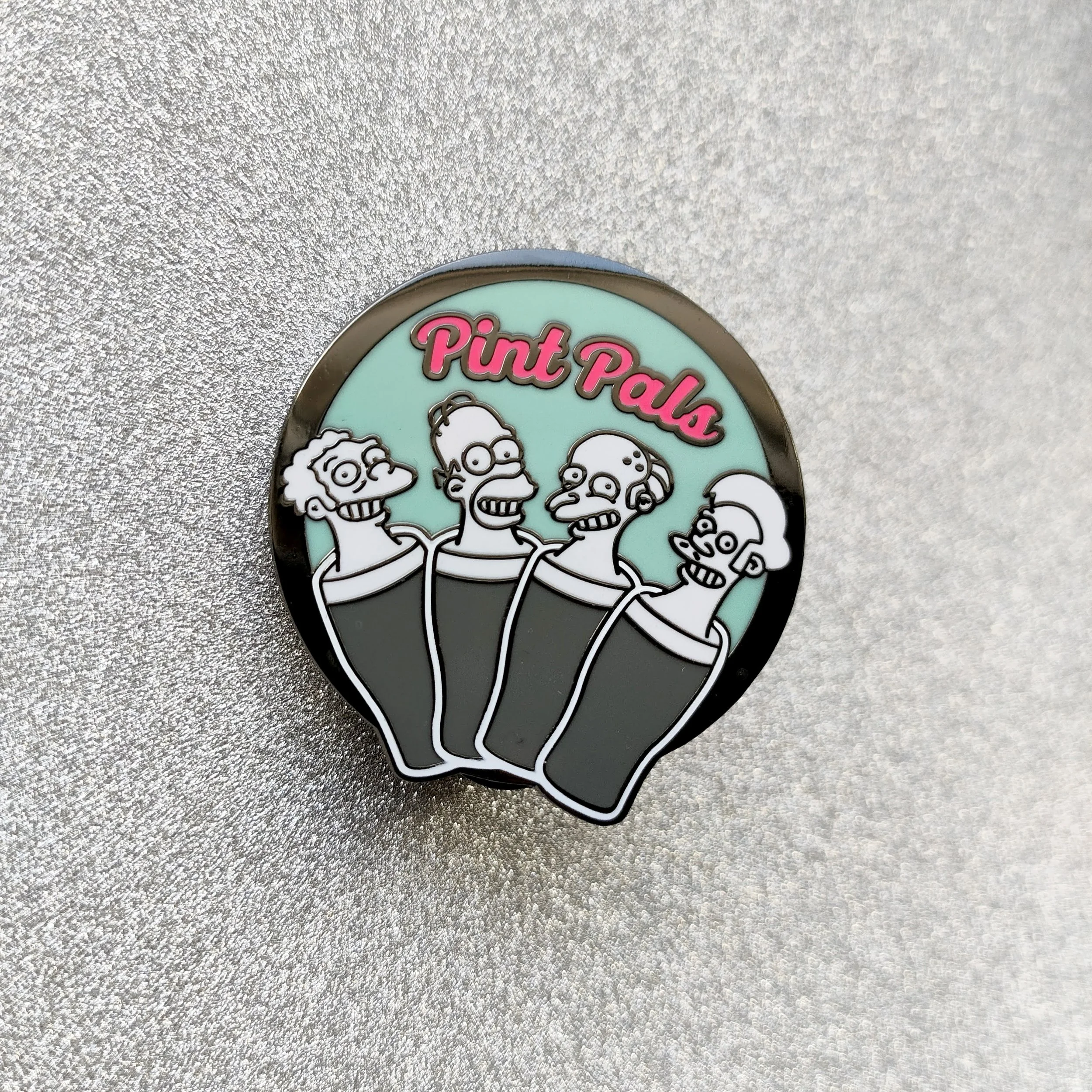 Deadly Enamel pins shipped from Dublin.
