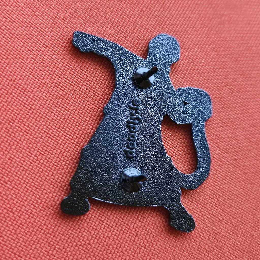 Deadly Enamel pins shipped from Dublin.