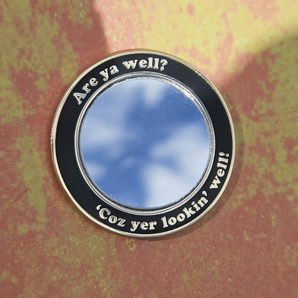Deadly Enamel pins shipped from Dublin.