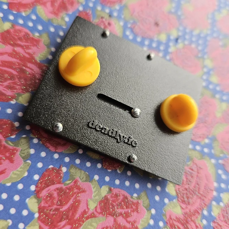 Deadly Enamel pins shipped from Dublin.