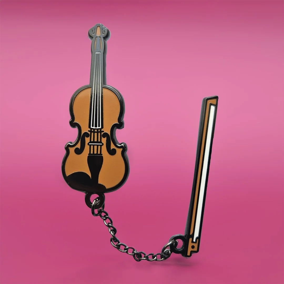 Deadly Enamel pins shipped from Dublin.