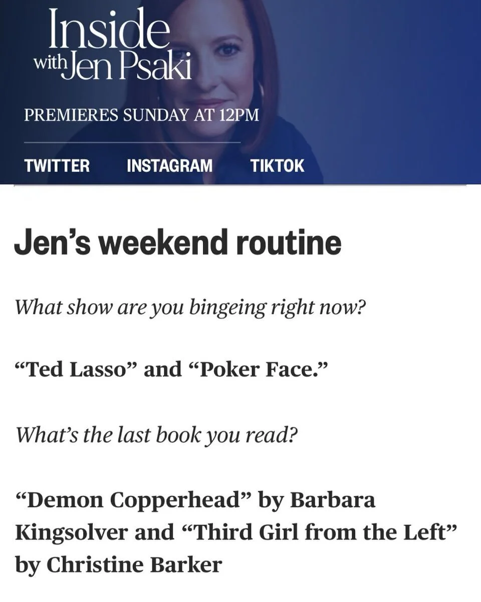 ABOUT — CHRISTINE BARKER