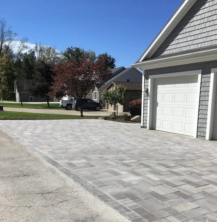 Paver Driveway in Middlebury Township, Winona Lake, Syracuse IN ...