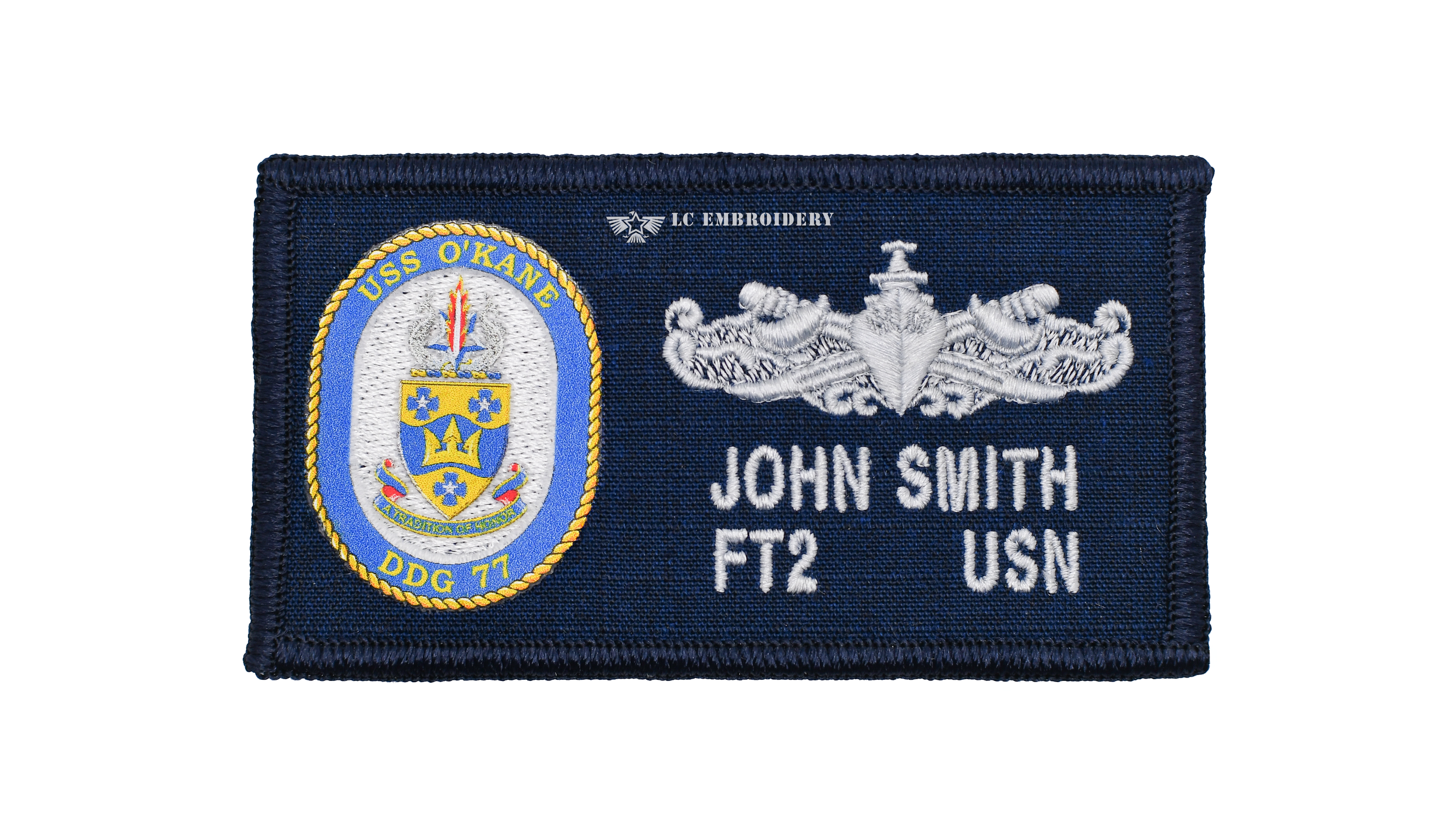 49.- USS O'KANE DDG 77- 2POC E6 AND BELOW — LC EMBROIDERY & CLEANERS