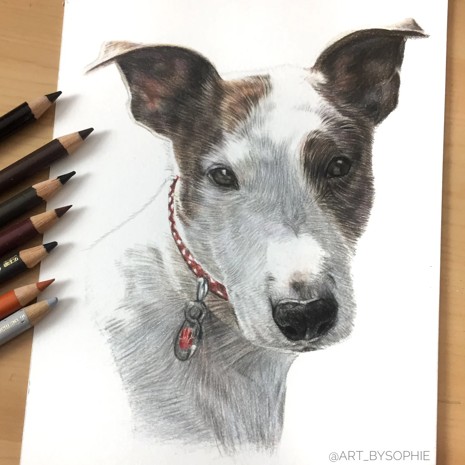 Incredibly Realistic Dog Pet Portraits from Photos | Sophie Ella Fine ...