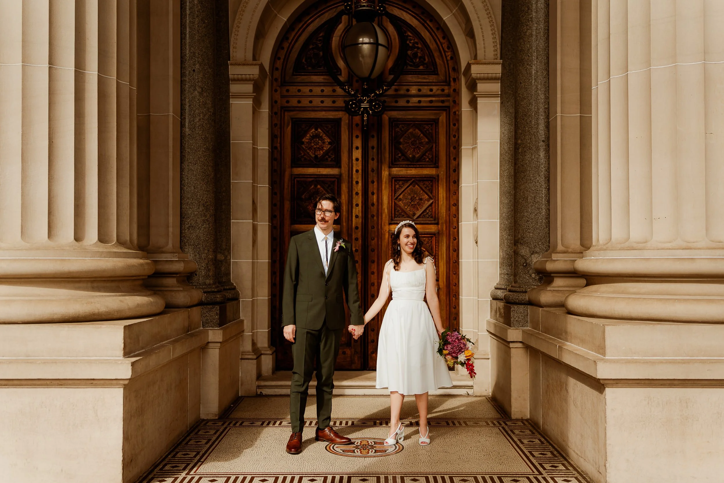 Adele & Patrick's Melbourne Treasury Registration Wedding Elopement ...