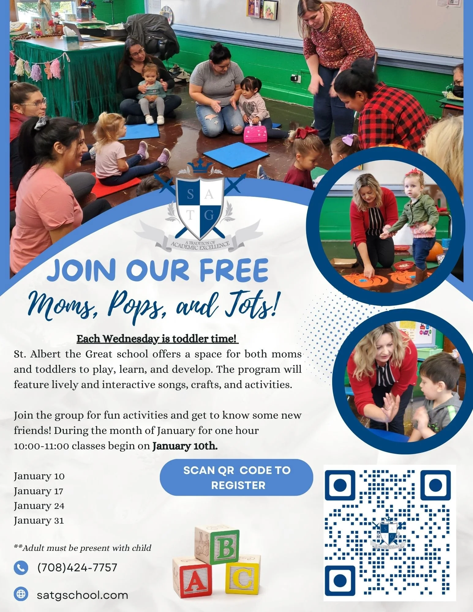 Tots Program — St Albert the Great Catholic School | Burbank, IL