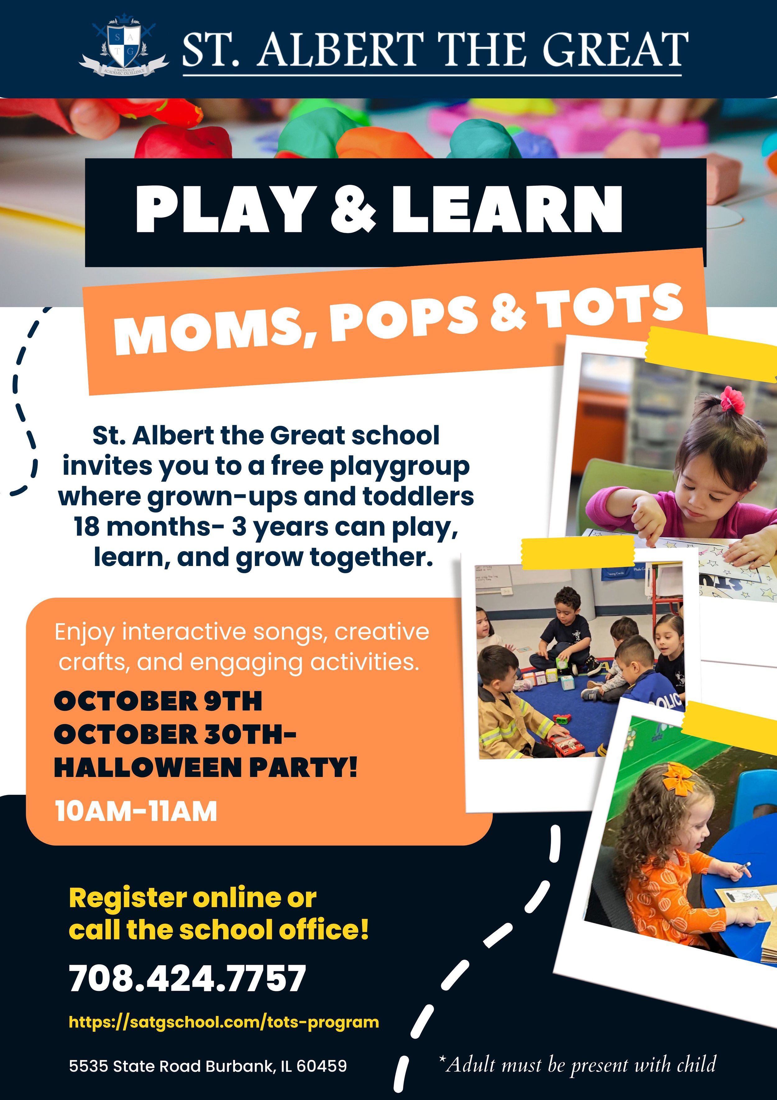 Tots Program — St Albert the Great Catholic School | Burbank, IL