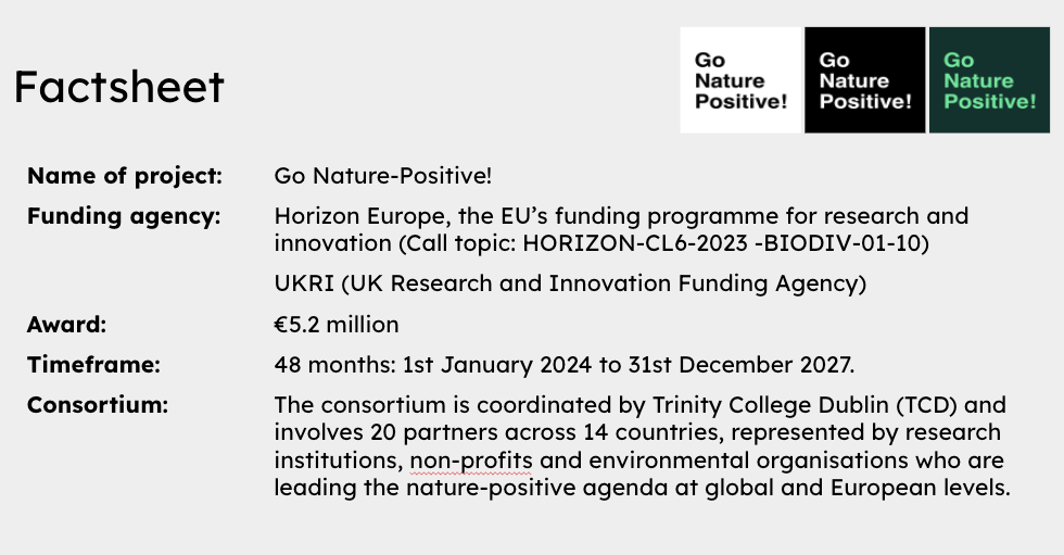 Go Nature Positive! — Horizon Nua