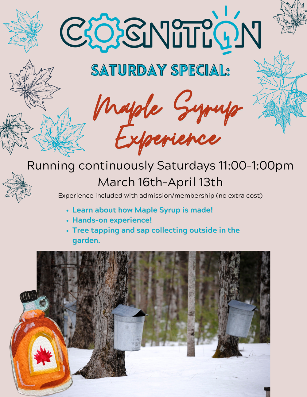 Maple Syrup Experience — COGNiTiON Science & Discovery Center | 501(c ...