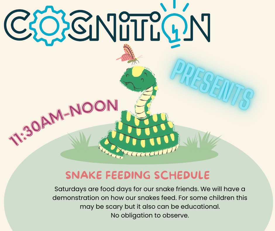 Snake Feeding Day — COGNiTiON Science & Discovery Center | Beulah, MI