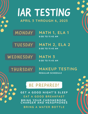 IAR Testing — Sangamon Valley Schools