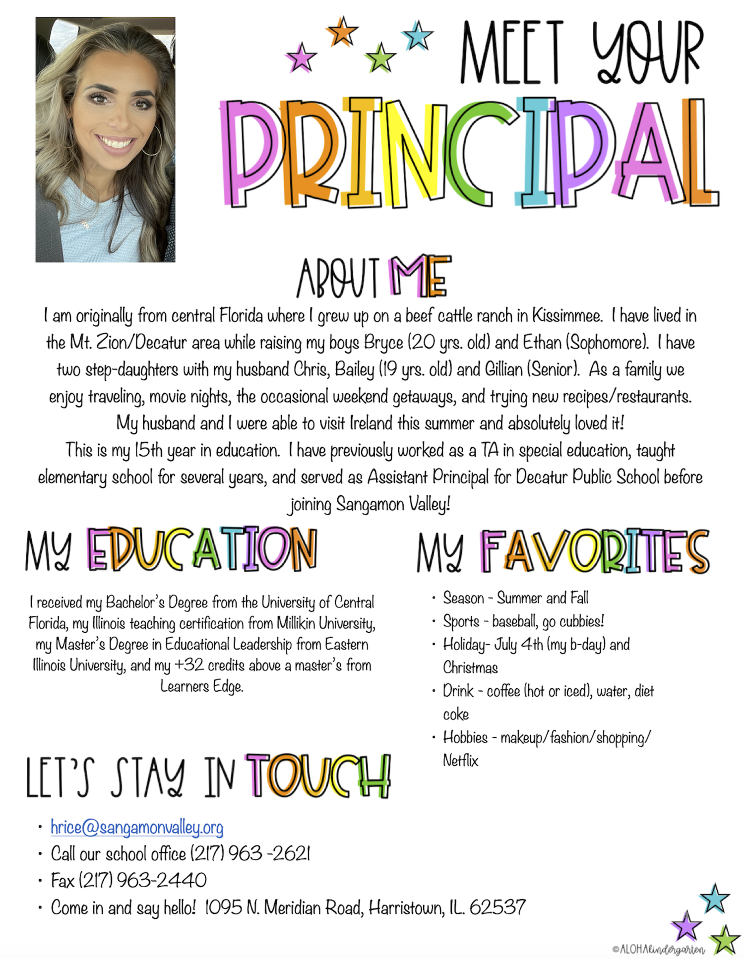 Welcome Back to School! — Sangamon Valley Schools