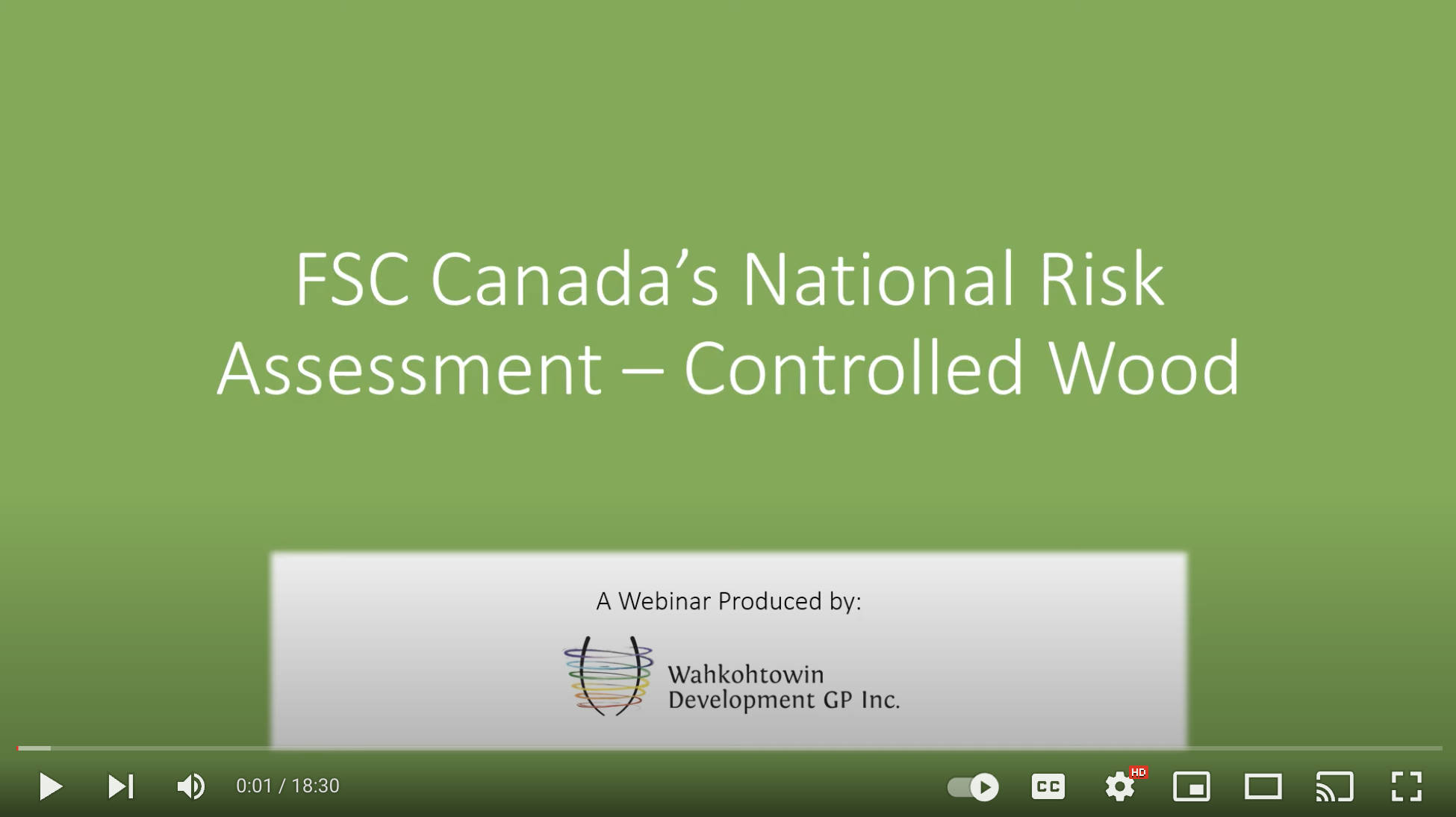 General 1 — Wahkohtowin Development