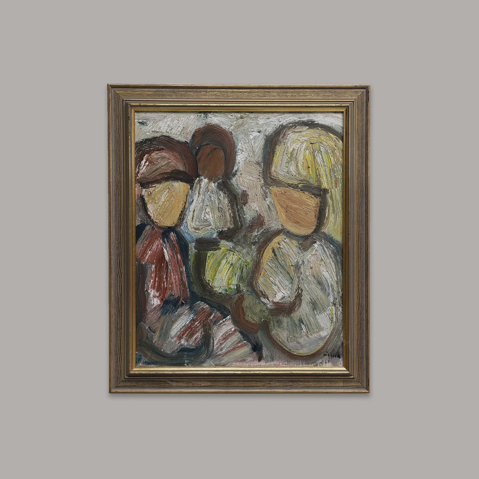 Oil painting on board, 18th century — Relic London