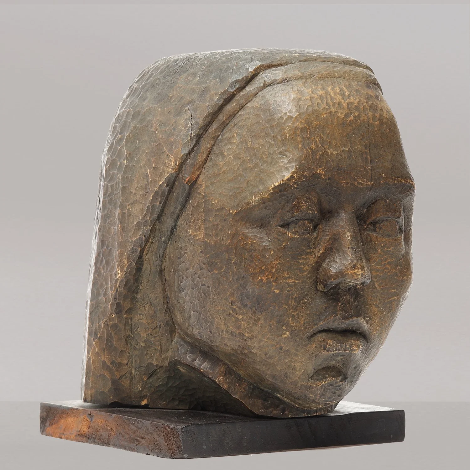 Slender biomorphic wooden sculpture, by Sven Olsson — Relic London