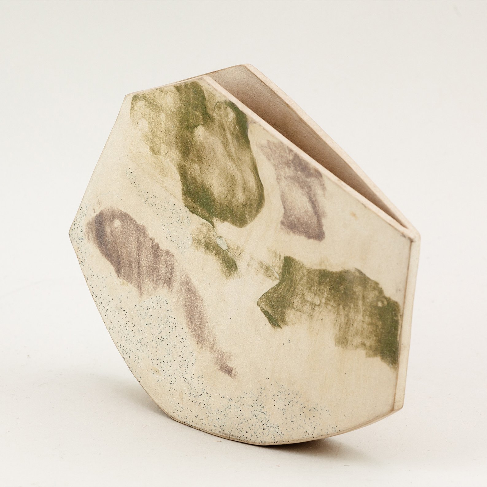 Small Vase with coiled handles, AJ Höganäs, 1930-1940s — Relic London