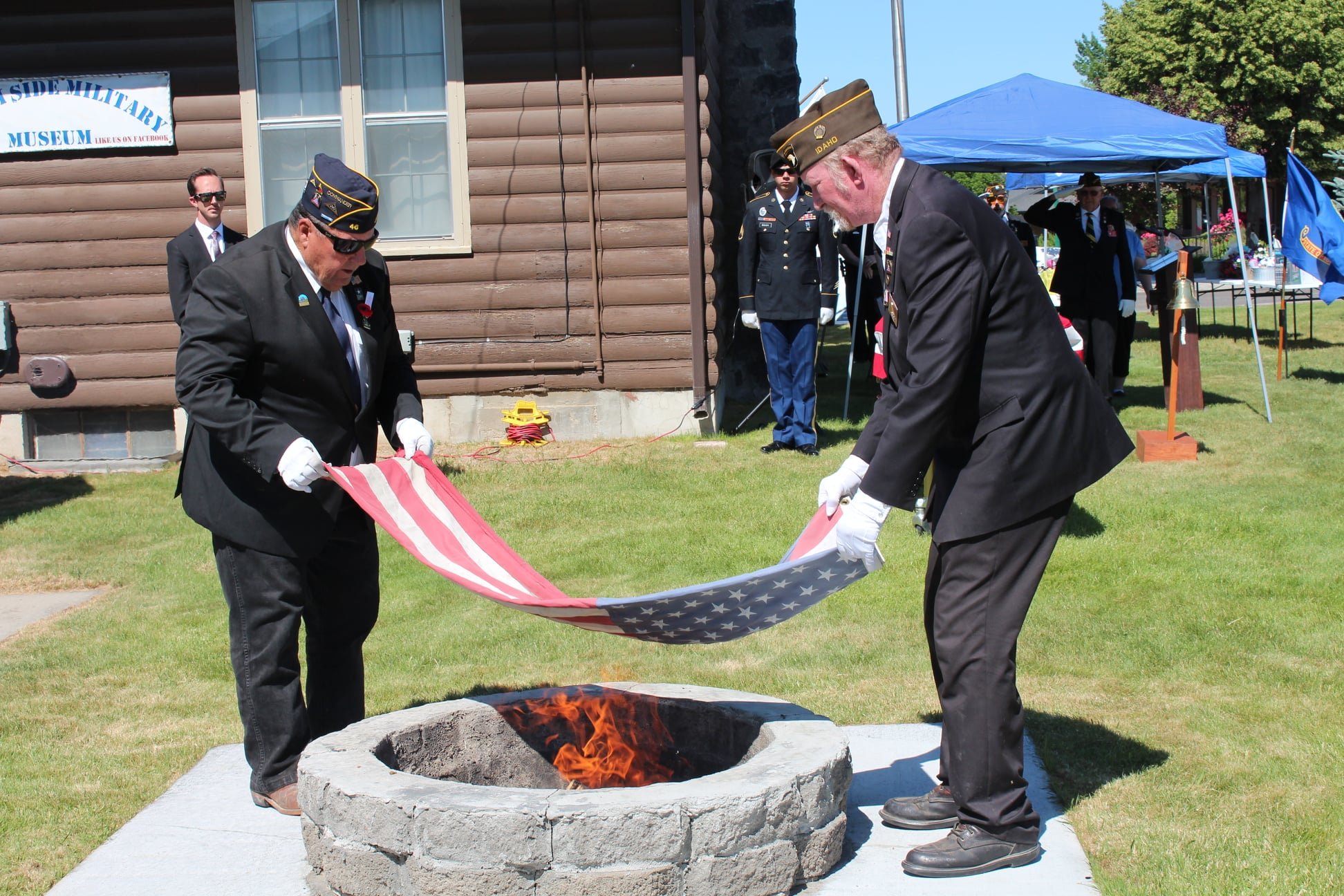 Flag Retirement — Northside Military Museum