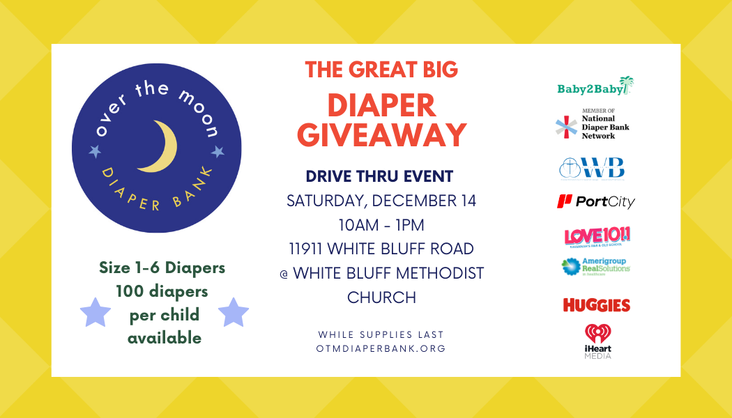 Great Big Diaper Giveaway — Over the Moon Diaper Bank