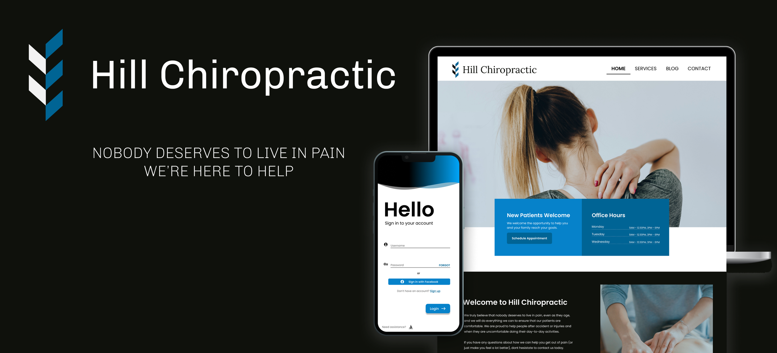 Hill Chiropractic — Aimee Zenker Designs