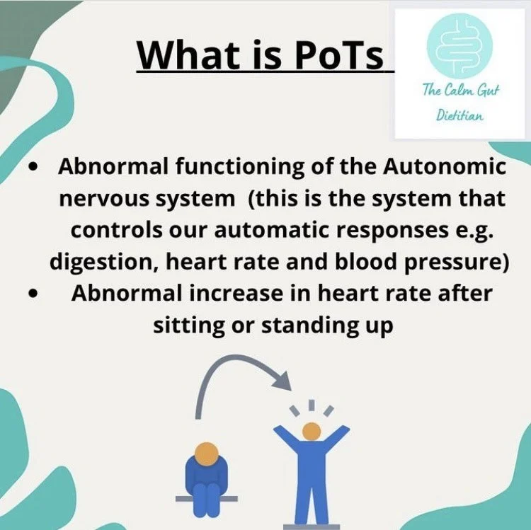 Diet and Postural Tachycardia Syndrome (PoTS) — The Calm Gut Dietitian
