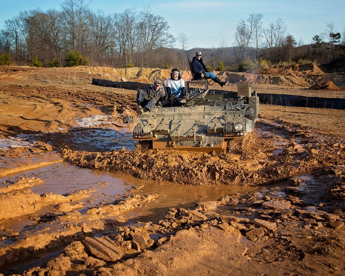 Tank Town USA: Drive Tanks and Crush Cars in Morganton, Ga.