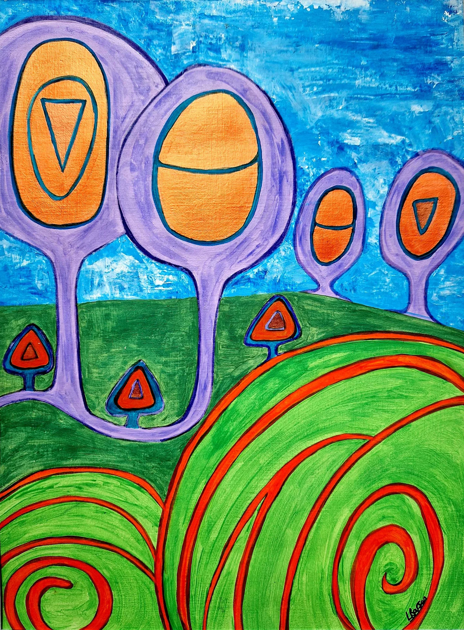 ‘Treevolution’: Nebula Canopy — Louise Barson Art