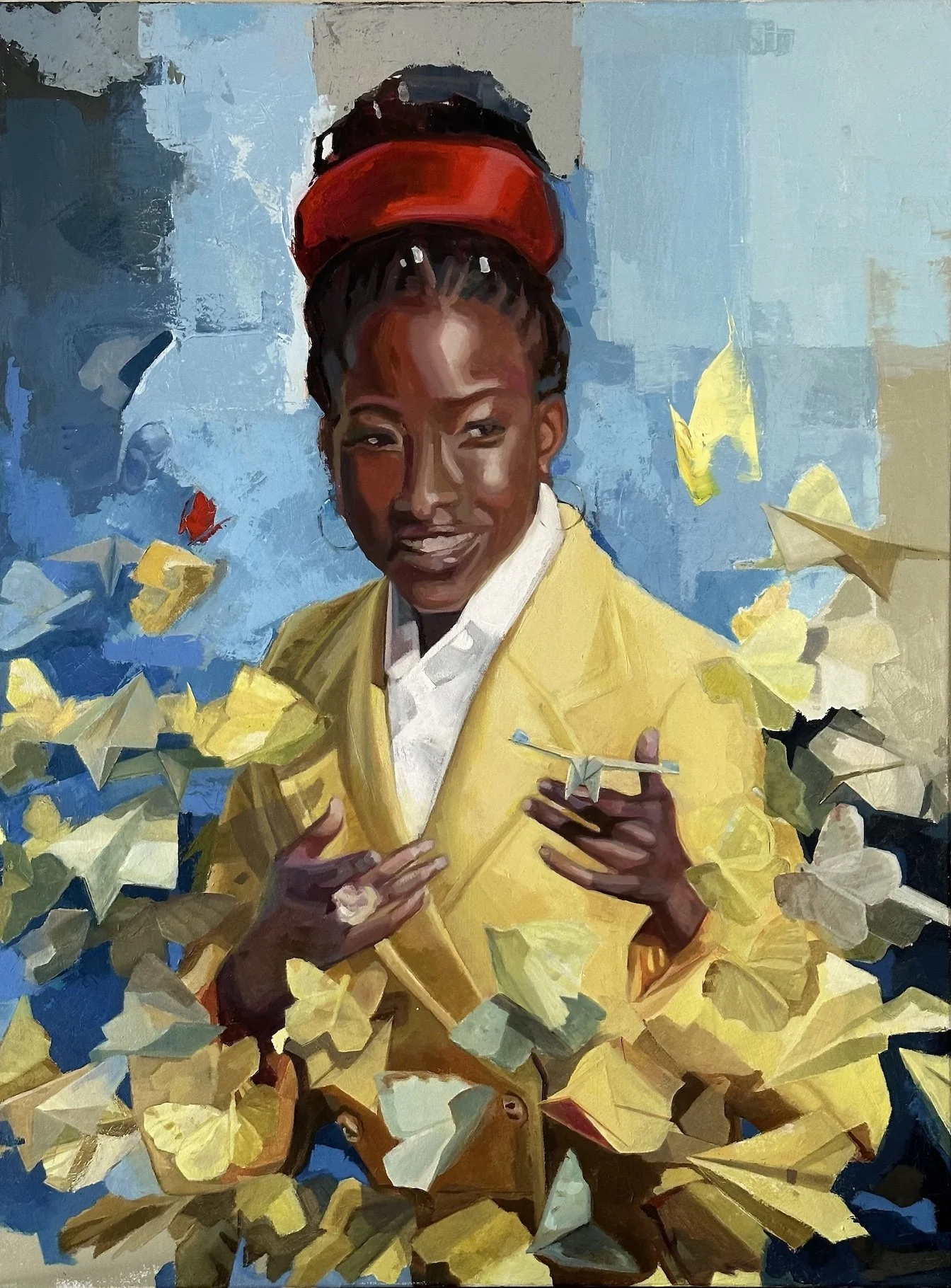 In the Glow of Yellow Moths: A Tribute to Amanda Gorman — Jules Kunhardt