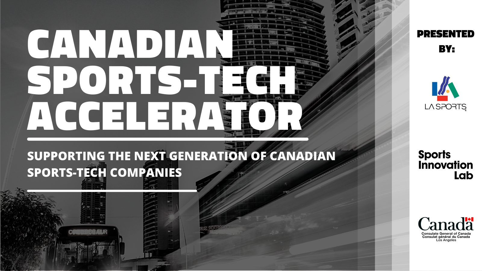 Announcing the Canadian Sports-Tech Accelerator — Sports Innovation Lab