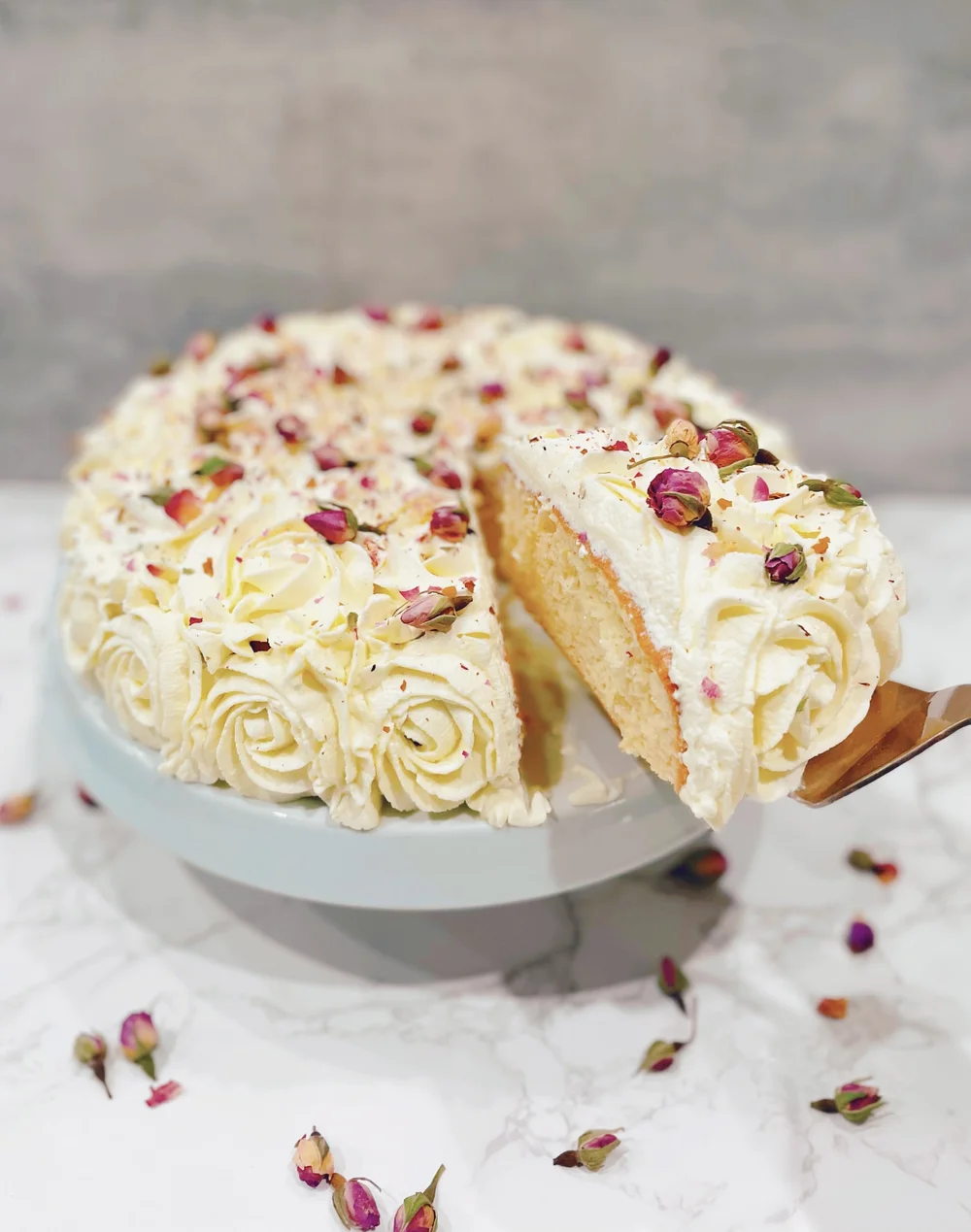 rose tres leches cake — trails and tarragon